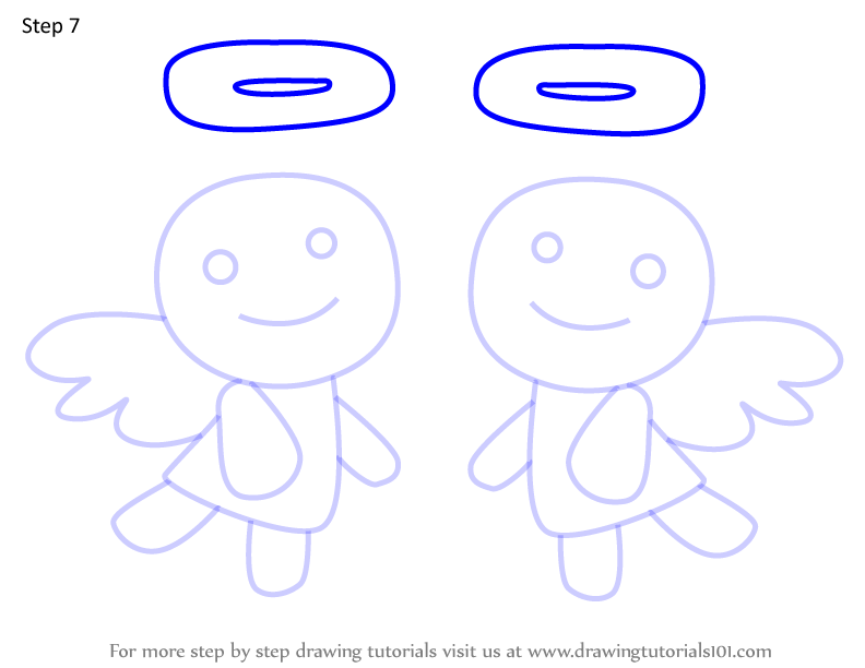 How to Draw Twin Angels from Tamagotchi (Tamagotchi) Step by Step ...