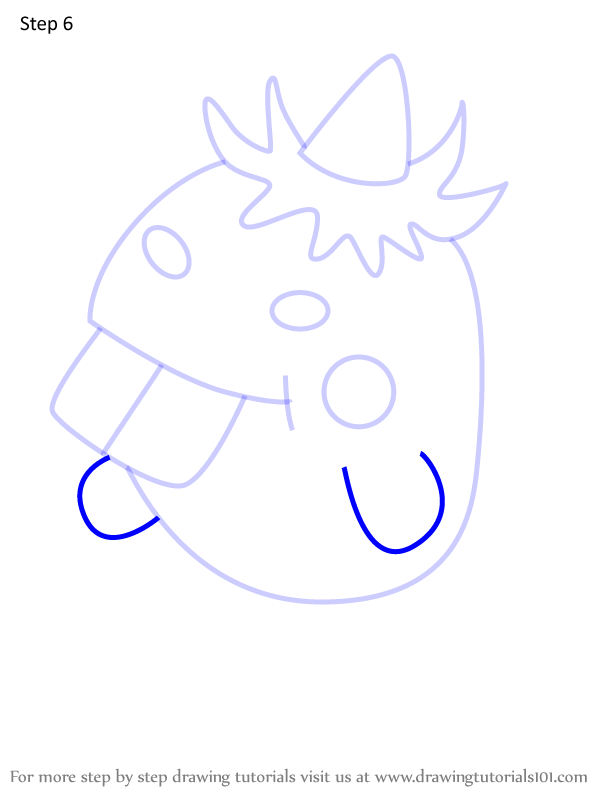 How to Draw Ura Debatchi from Tamagotchi (Tamagotchi) Step by Step ...