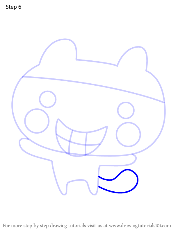 How to Draw Ura Young Mametchi from Tamagotchi (Tamagotchi) Step by ...