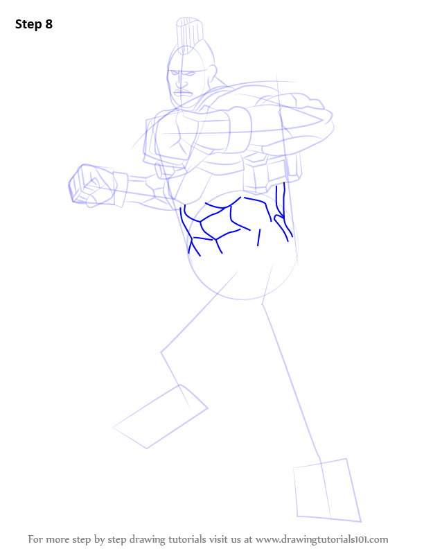 How to Draw Jack from Tekken (Tekken) Step by Step ...