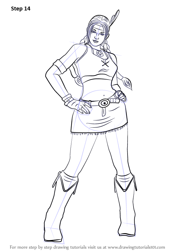 How to Draw Julia Chang from Tekken (Tekken) Step by Step ...