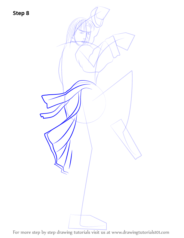 How to Draw Lei Wulong from Tekken (Tekken) Step by Step ...