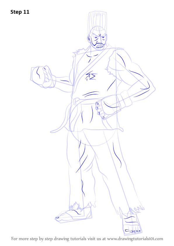 How to Draw Paul Phoenix from Tekken (Tekken) Step by Step ...