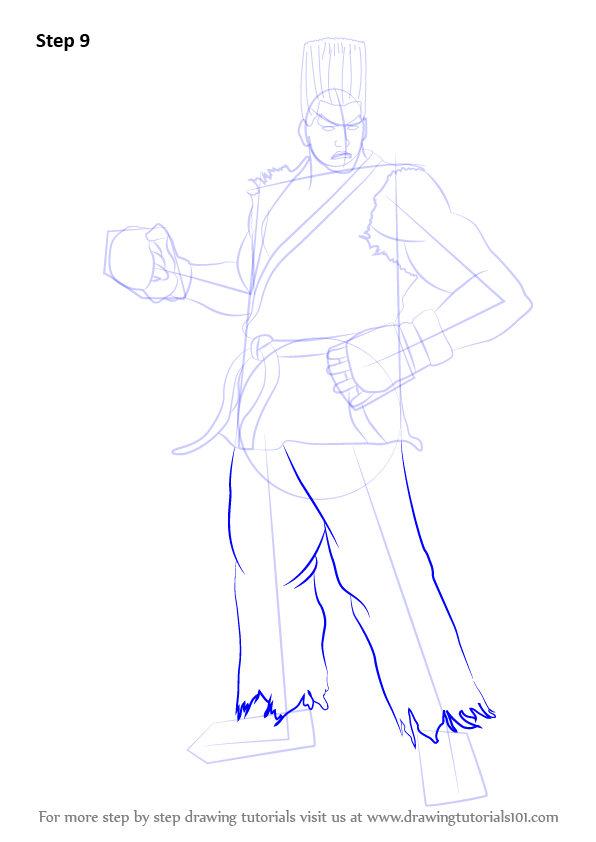 How to Draw Paul Phoenix from Tekken (Tekken) Step by Step ...