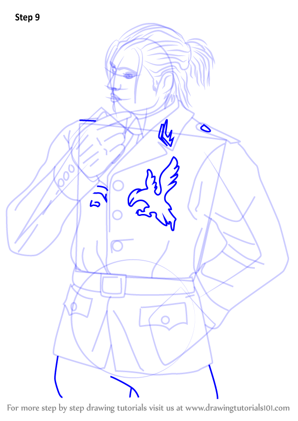 How to Draw Sergei Dragunov from Tekken (Tekken) Step by Step ...
