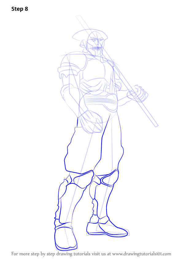 How to Draw Yoshimitsu from Tekken (Tekken) Step by Step ...