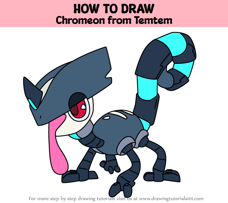 How to Draw Chromeon from Temtem (Temtem) Step by Step ...