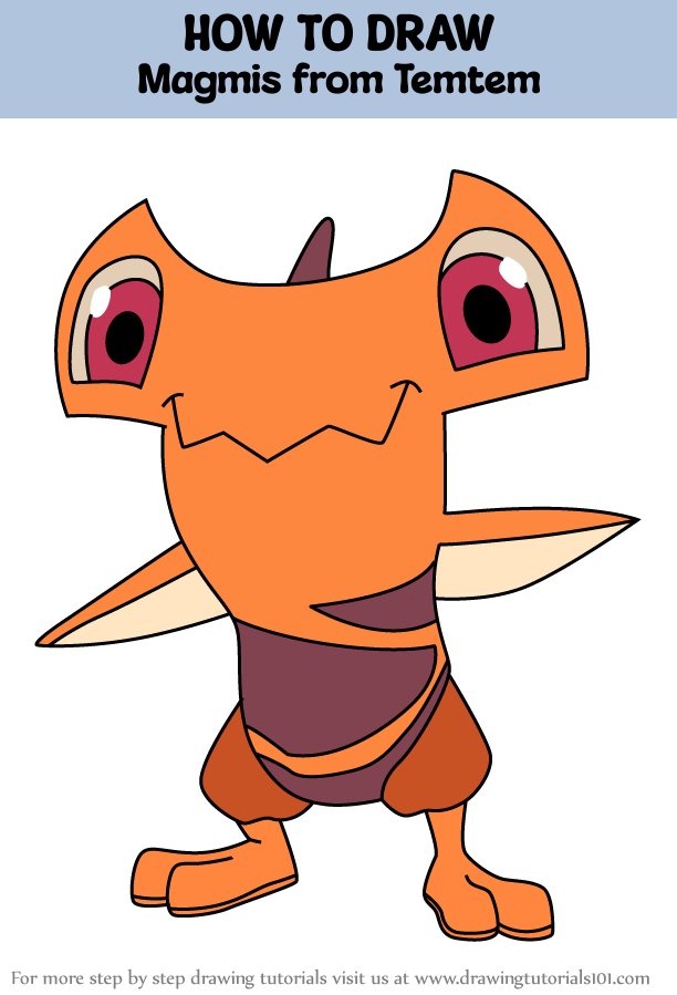 How to Draw Magmis from Temtem (Temtem) Step by Step ...