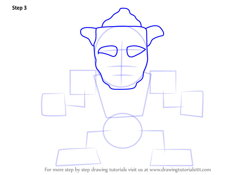 How to Draw Golem from Terraria (Terraria) Step by Step ...