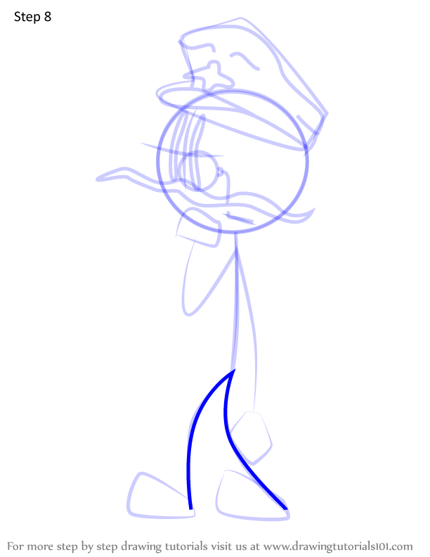 How to Draw Captain Roland Canterbury from The Henry Stickmin (The ...