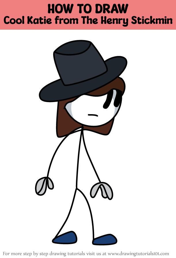 How to Draw Cool Katie from The Henry Stickmin (The Henry Stickmin ...