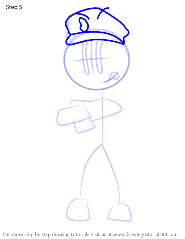 How to Draw Michael Bends from The Henry Stickmin (The Henry Stickmin ...