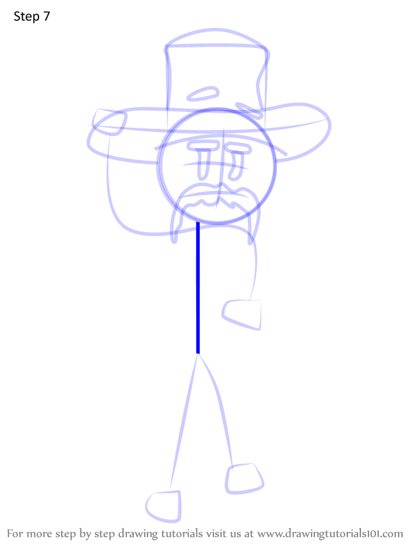 How to Draw Right Hand Man from The Henry Stickmin (The Henry Stickmin ...