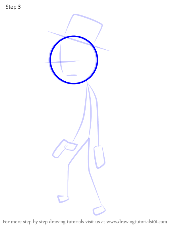 How to Draw The Bookie from The Henry Stickmin (The Henry Stickmin ...