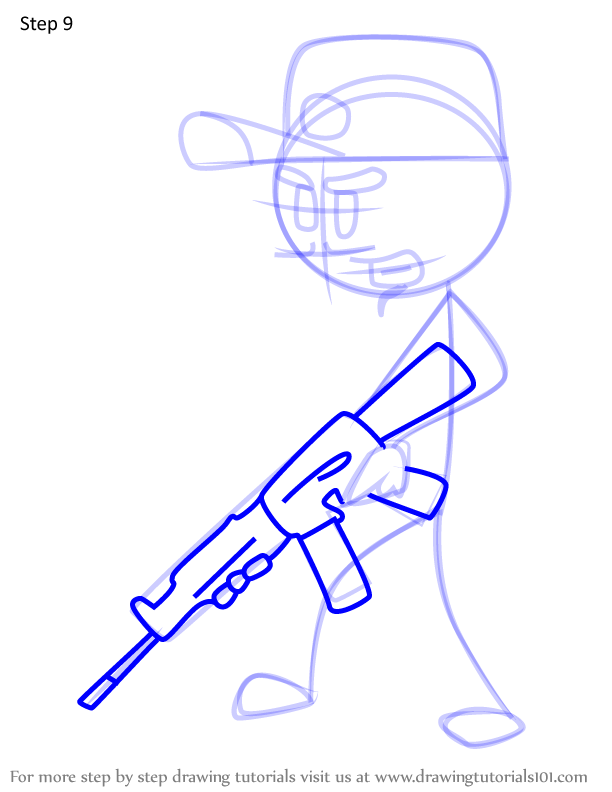 How to Draw Thormund Riloc from The Henry Stickmin (The Henry Stickmin ...