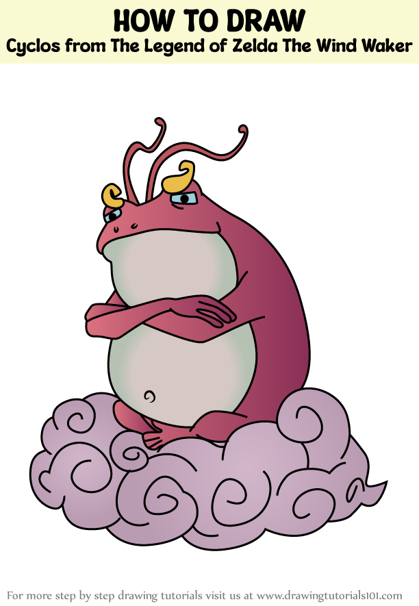 How to Draw Cyclos from The Legend of Zelda The Wind Waker (The Legend ...