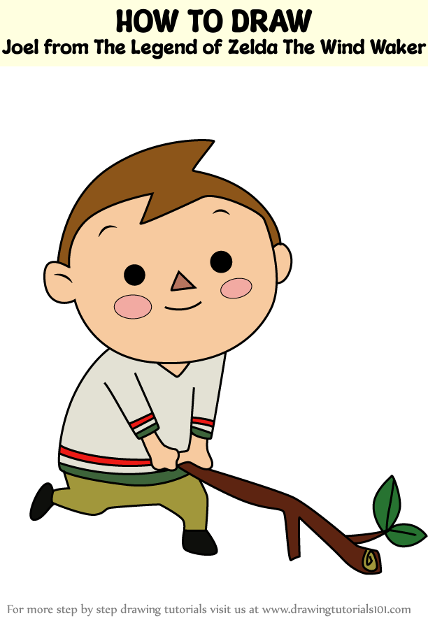 How to Draw Joel from The Legend of Zelda The Wind Waker (The Legend of ...