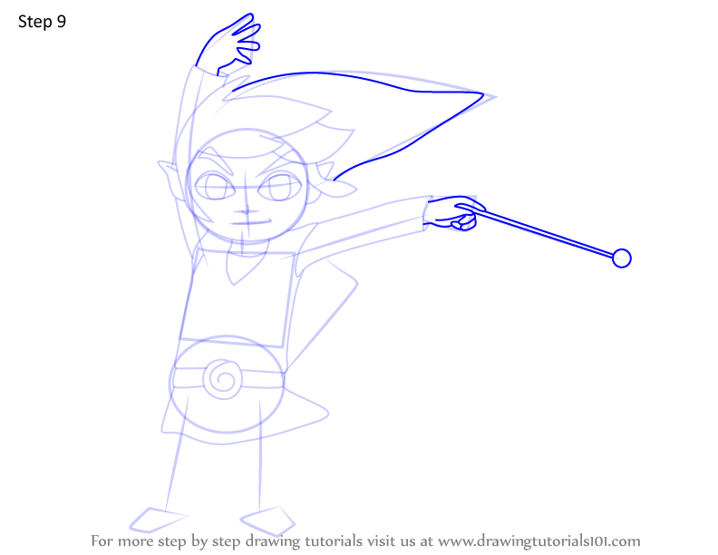 How To Draw Cartoon Link