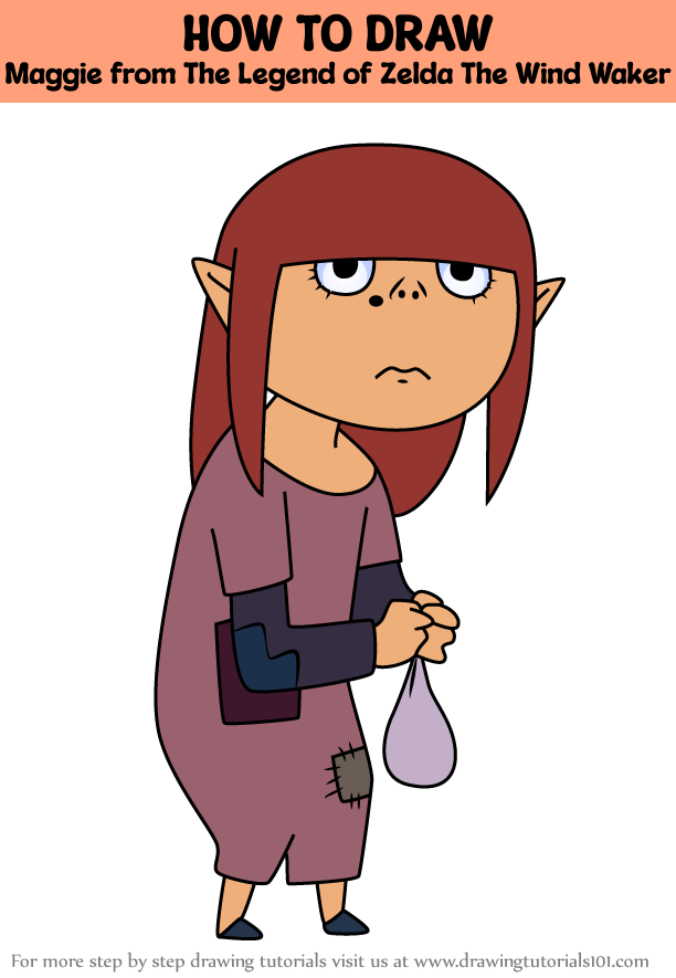 How to Draw Maggie from The Legend of Zelda The Wind Waker (The Legend ...