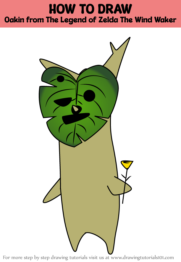 How to Draw Oakin from The Legend of Zelda The Wind Waker (The Legend ...