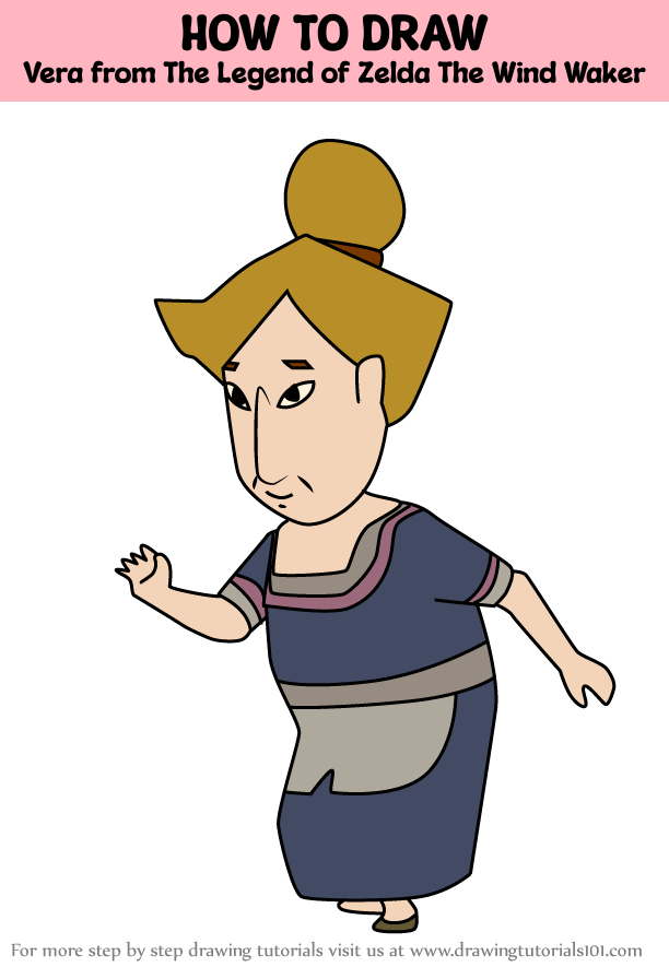How to Draw Vera from The Legend of Zelda The Wind Waker (The Legend of ...