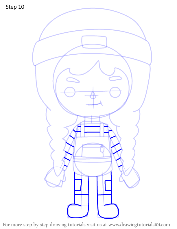 How to Draw Ava from Toca Life World (Toca Life World) Step by Step ...