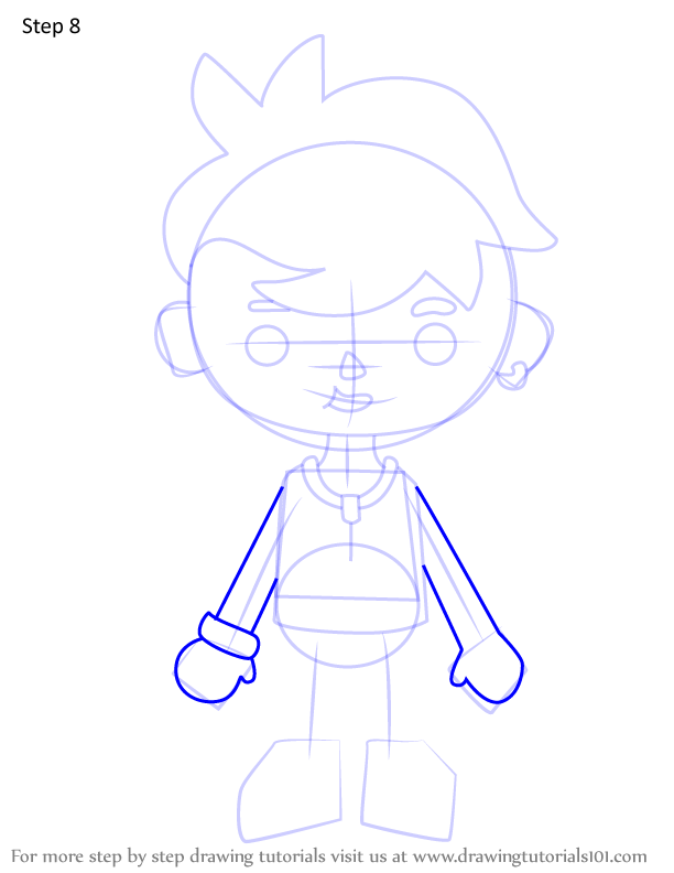 How to Draw Edwin from Toca Life World (Toca Life World) Step by Step ...