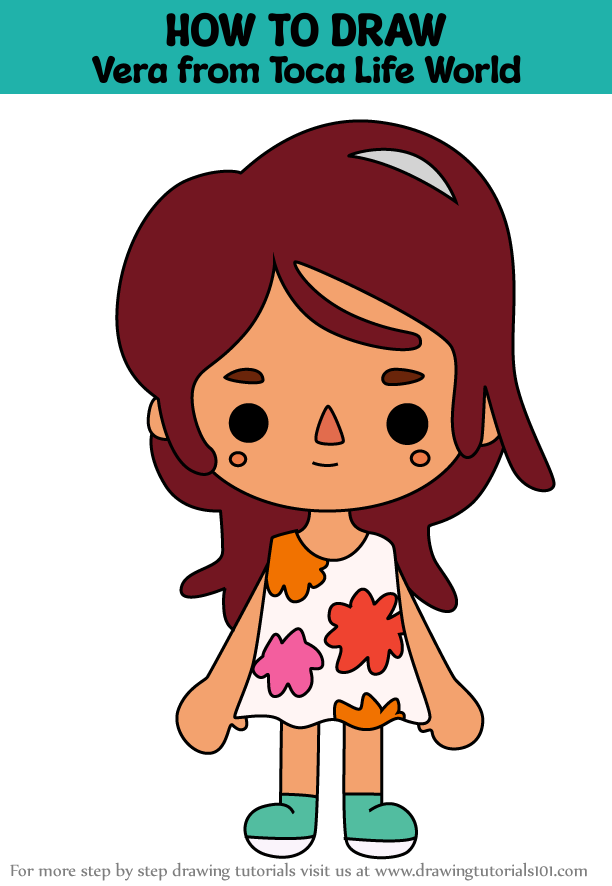 How to Draw Vera from Toca Life World (Toca Life World) Step by Step ...