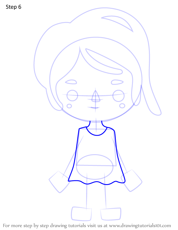 How to Draw Vera from Toca Life World (Toca Life World) Step by Step ...