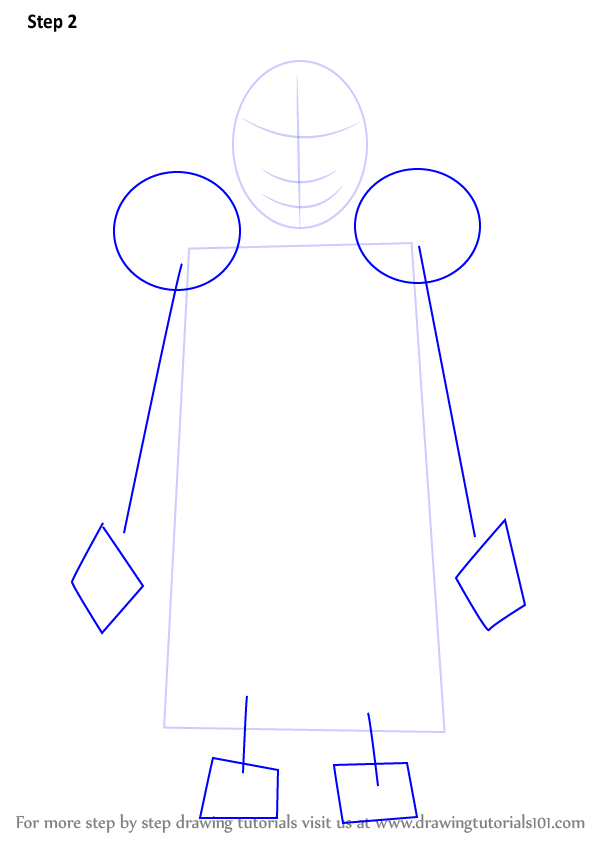 How to Draw Asriel Dreemurr from Undertale (Undertale) Step by Step | DrawingTutorials101.com