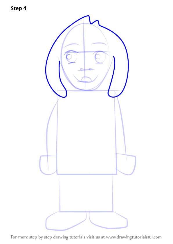 How to Draw Asriel from Undertale (Undertale) Step by Step | DrawingTutorials101.com