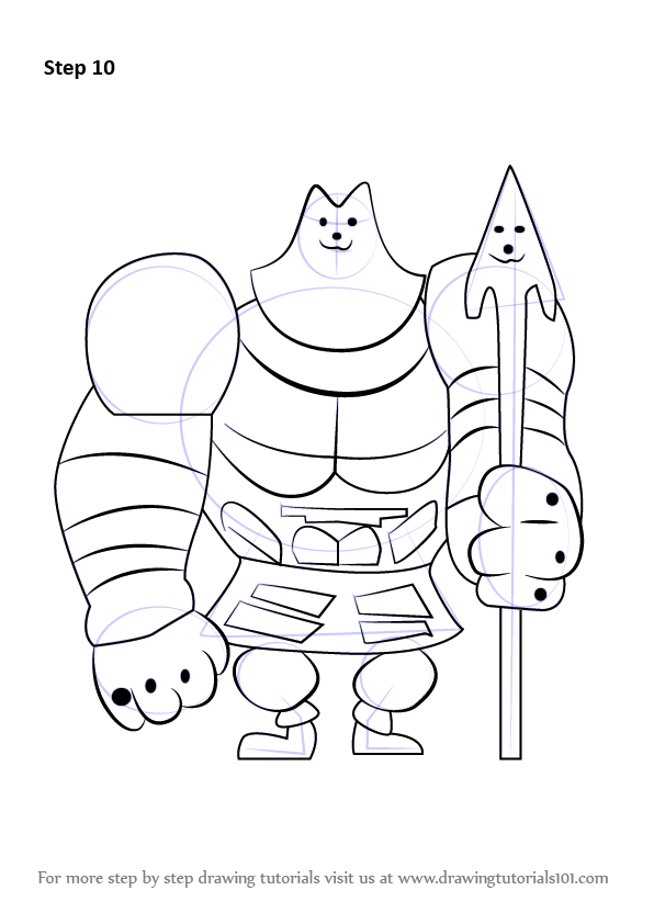 How to Draw Greater Dog from Undertale (Undertale) Step by Step ...