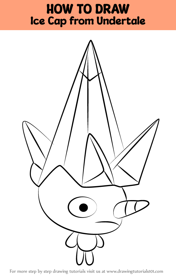 How to Draw Ice Cap from Undertale (Undertale) Step by Step ...