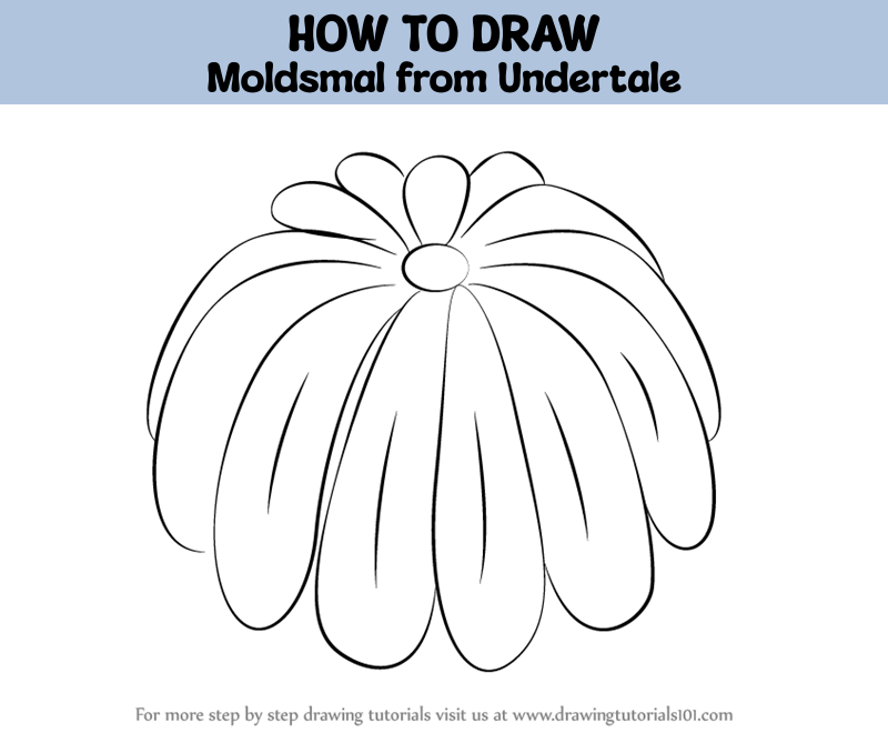 How to Draw Moldsmal from Undertale (Undertale) Step by Step ...