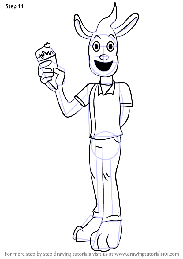 How to Draw Nice Cream Guy from Undertale (Undertale) Step by Step ...