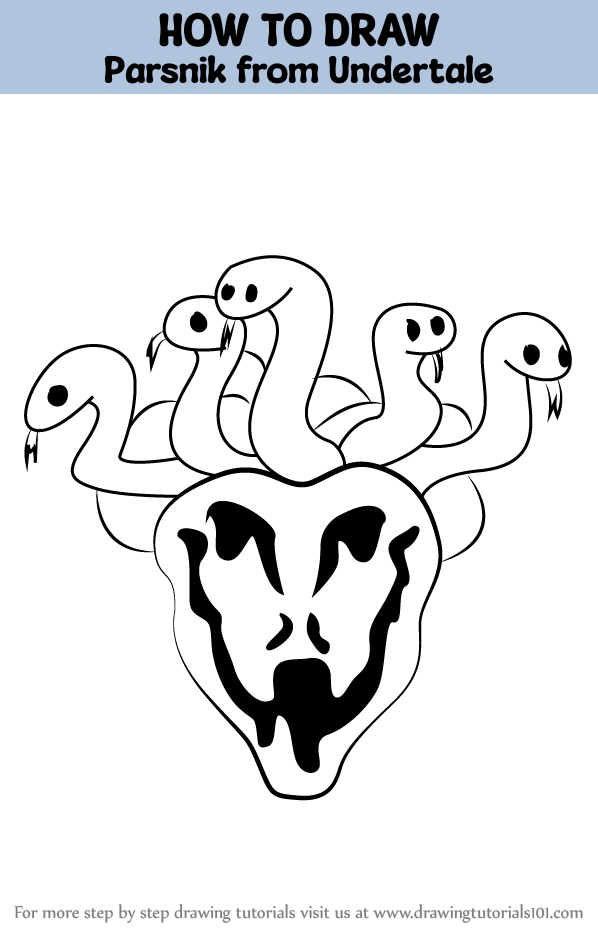 How to Draw Parsnik from Undertale (Undertale) Step by Step ...