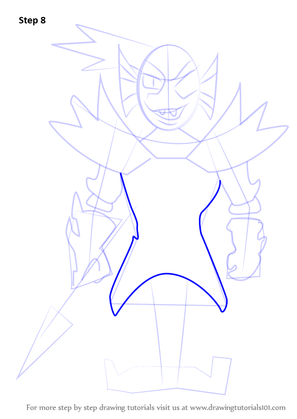 How to Draw Undying from Undertale (Undertale) Step by Step ...