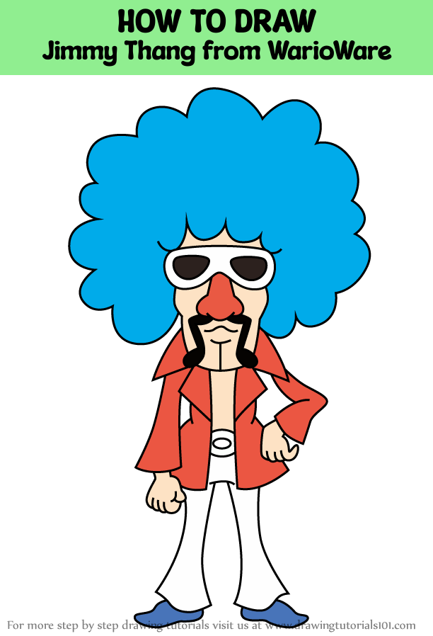 How to Draw Jimmy Thang from WarioWare (WarioWare) Step by Step ...