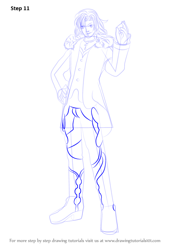 How to Draw Alvis from Xenoblade Chronicles (Xenoblade Chronicles) Step ...