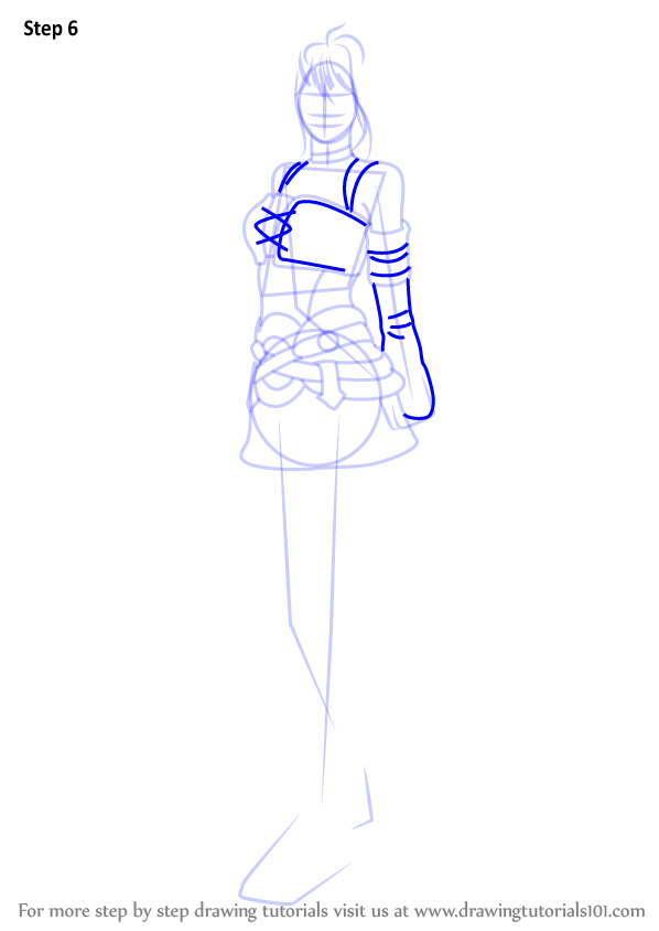 How to Draw Fiora from Xenoblade Chronicles (Xenoblade Chronicles) Step ...