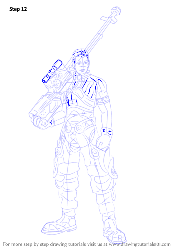 How to Draw Gadolt from Xenoblade Chronicles (Xenoblade Chronicles ...