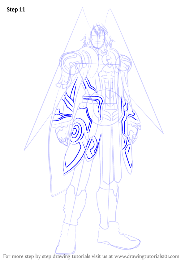 How to Draw Kallian from Xenoblade Chronicles (Xenoblade Chronicles ...