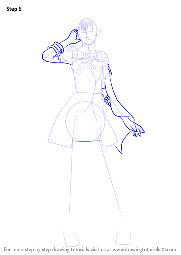 How to Draw Melia from Xenoblade Chronicles (Xenoblade Chronicles) Step ...