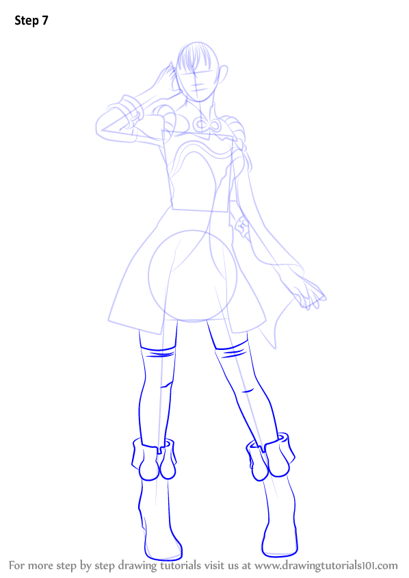 How to Draw Melia from Xenoblade Chronicles (Xenoblade Chronicles) Step ...