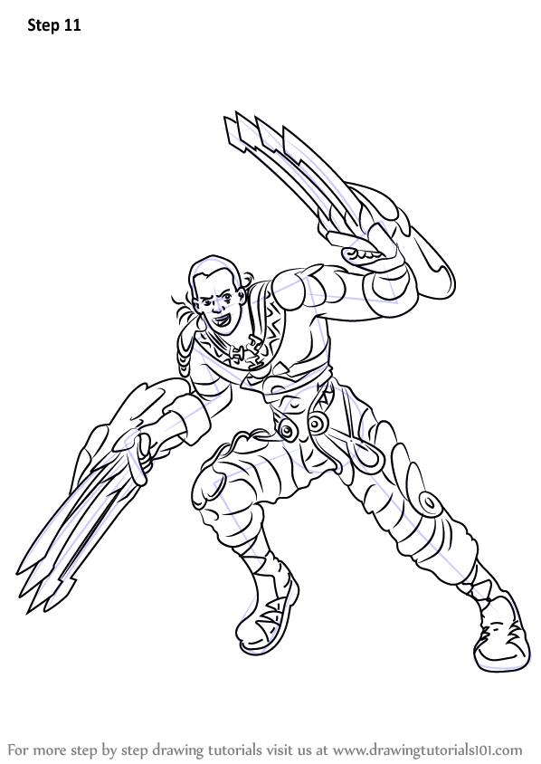 How to Draw Mumkhar from Xenoblade Chronicles (Xenoblade Chronicles ...