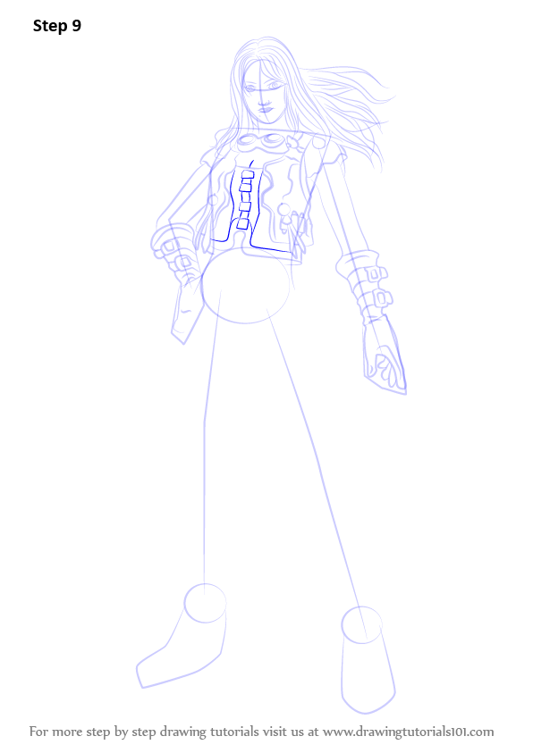 How to Draw Sharla from Xenoblade Chronicles (Xenoblade Chronicles ...