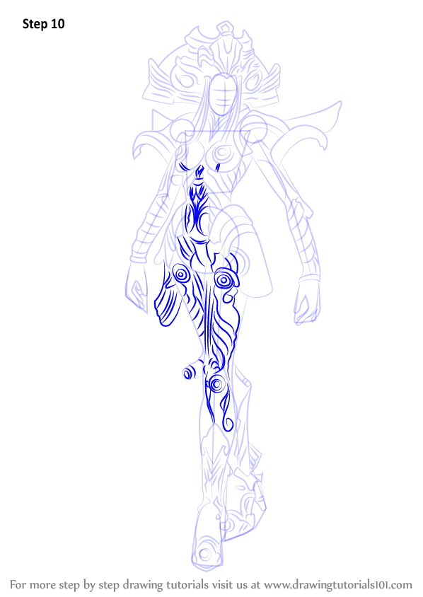 How to Draw Vanea from Xenoblade Chronicles (Xenoblade Chronicles) Step ...