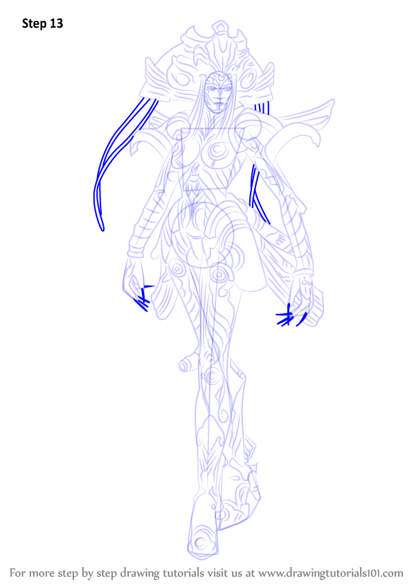How to Draw Vanea from Xenoblade Chronicles (Xenoblade Chronicles) Step ...