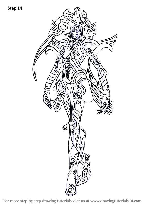 How to Draw Vanea from Xenoblade Chronicles (Xenoblade Chronicles) Step ...