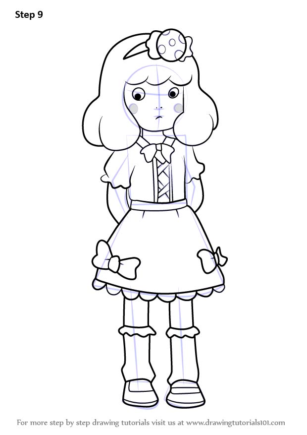 How to Draw Lulu from Yo-kai Watch (Yo-kai Watch) Step by Step ...